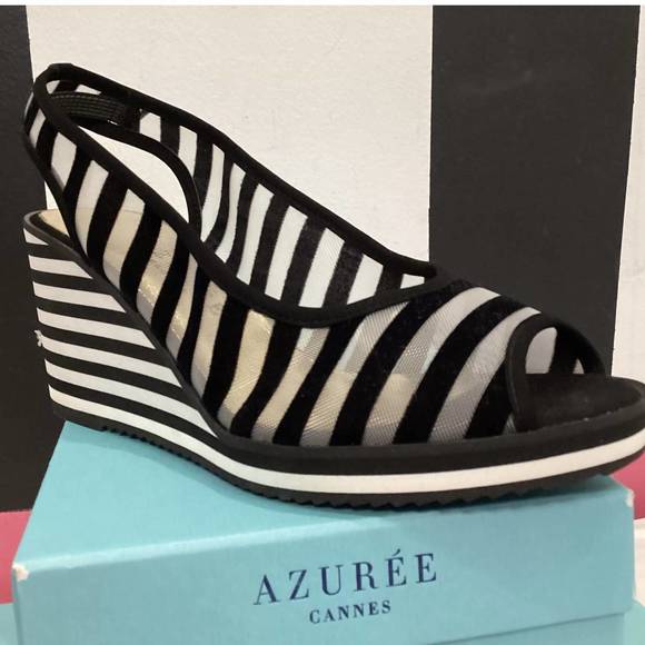 AZUREE CANNES | Shoes | New Azuree Cannes Konc In Blackwhite | Poshmark